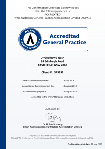 2019 - 2022 Australian General Practice Accreditation